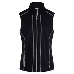 Athlet Sport - &Auml;rmellose Weste, schwarz, Gr. 38 / S - Baumwolle