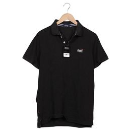 Superdry & Co Poloshirt Herren Gr&ouml;&szlig;e XL Second Hand schwarz