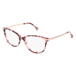 Carolina Herrera HER 0263 Brille Damen | Fassung: Vollrand, Eckig, Pink Havanna