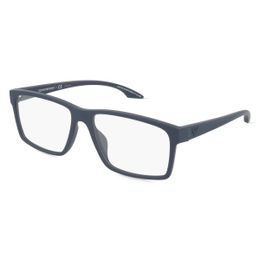 Emporio Armani EA3210U Brille Herren | Fassung: Vollrand, Quadratisch, Blau Gummiert