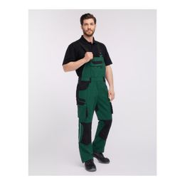 Pionier Latzhose TOOLS PLUS, 285 g/m², grün/schwarz, Gr. 64 ; Pionier Workwear