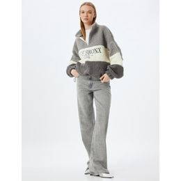 KOTON Sweatshirt Damen Größe XXS grau / anthrazit / naturweiß