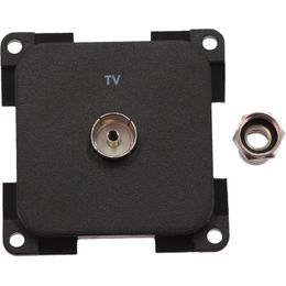 Inprojal System 10.000 Steckdose TV 7 mm schwarz - Sat-Zubeh&ouml;r