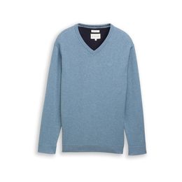 Tom Tailor Pullover Herren Größe XL taubenblau