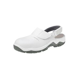 ABEBA Berufsschuh Clog weiß/grau 2120, SB, EU-Schuhgröße: 45 (092953 45)