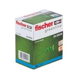 Fischer Gipskartond&uuml;bel GK GREEN gr&uuml;n, 90 St&uuml;ck