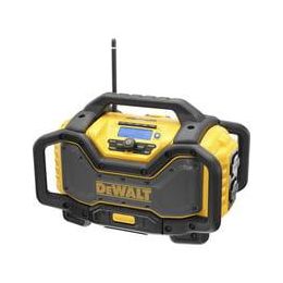 Dewalt Akku- und Netz-Radio DCR027-QW, Baustellenradio gelb/schwarz, UKW, DAB+, AUX, Bluetooth