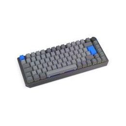 Thock V2 75% Wireless, Gaming-Tastatur grau, DE-Layout, ENDORFY Yellow by Gateron