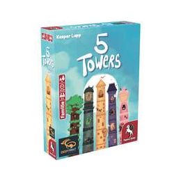 Pegasus Deep Print Games: 5 Towers, Kartenspiel