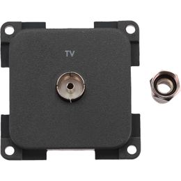 Inprojal System 10.000 Steckdose TV 7 mm schiefergrau - Sat-Zubeh&ouml;r