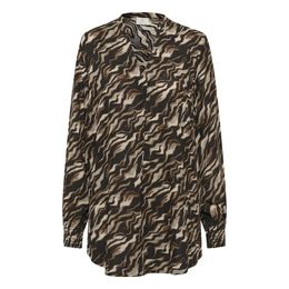 Kaffe Tunika 'Johanne' Damen Größe XXXL beige / mokka / schwarz