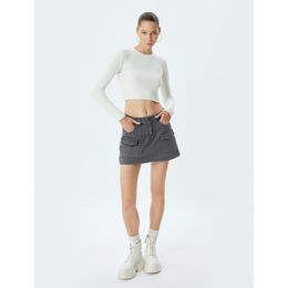 KOTON Skirt female Grey size 32