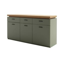 Primo Sideboard Zimon grün Maße (cm): B: 156 H: 83 T: 44.0 » Möbel Kraft