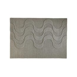 Möbel Kraft Handtuft-Teppich grau Wolle Maße (cm): B: 120 » Möbel Kraft