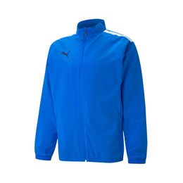 Puma Sportjacke Jungen Gr&ouml;&szlig;e 128 blau / schwarz / wei&szlig;