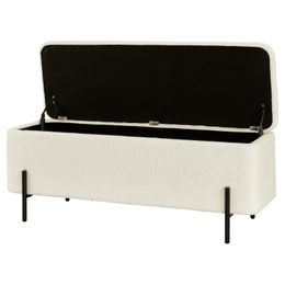 Livarno® Polsterbank mit Teddybezug und Metallbeinen