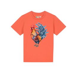 Watabout.kids Shirt 'Grimmiger Gockel' boy Orange size 134/146