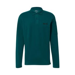 s.Oliver Poloshirt Herren Gr&ouml;&szlig;e L petrol / schwarz