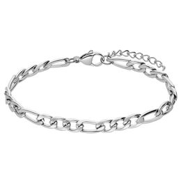 Lucardi Armband 'Glitzerndes Basic' Damen Größe 22 silber