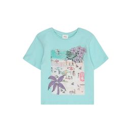 s.Oliver Shirt Mädchen Größe 104/110 beige / mint / lila / rot