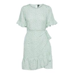 V&eacute;ro Moda Vero Moda Kleid 'Henna' Damen Gr&ouml;&szlig;e 36 mint / wei&szlig; Sommerkleid