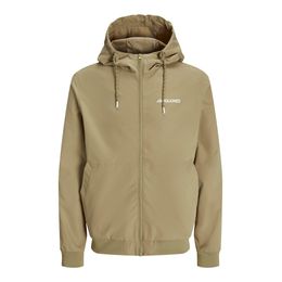 Jack & Jones Jack & Jones Jacke 'JJERush' Herren Gr&ouml;&szlig;e S dunkelbeige / wei&szlig;