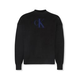 Calvin Klein Jeans Pullover Herren Gr&ouml;&szlig;e L blau / schwarz