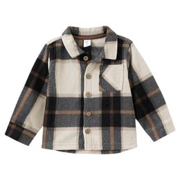 Topomini Baby Fleece-Hemd mit Kentkragen