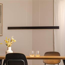 ARGON LED-Pendelleuchte Broll, anthrazit, Stahl, Länge 100 cm