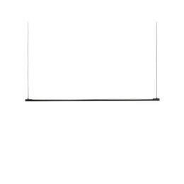 LOOM Design LED-Pendelleuchte Straw 150, schwarz, Aluminium