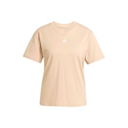 adidas Sportswear Funktionsshirt Damen Größe M/L beige / weiß