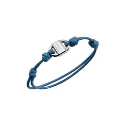 Breil Armband Herren Gr&ouml;&szlig;e One Size blue denim / silber