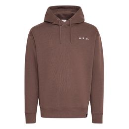 !Solid Sweatshirt 'Hanno' Herren Gr&ouml;&szlig;e M dunkelbraun / dunkelgrau / offwhite