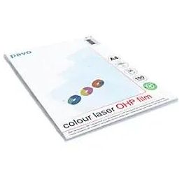 Pavo Colour Laser Folie DIN A4 Transparent 21 cm x 29,7 cm 50 Stück