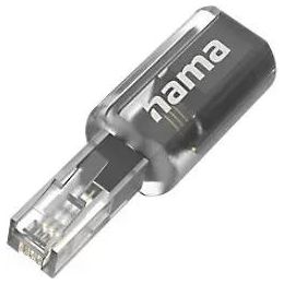 Hama USB-Adapter Anti-Twist Schwarz Transparent