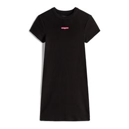 Tommy Jeans Kleid Damen Gr&ouml;&szlig;e 48 hellpink / schwarz Sommerkleid
