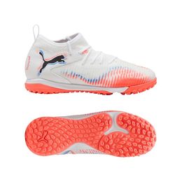 Puma FUTURE 8 Match Mid AG Untamed Kids Weiß F01, Größe 38,5, Kinder, Kinder - 11teamsports