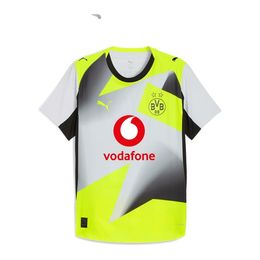 Puma Borussia Dortmund Authentic Trikot Away Grau F02, Größe S, Herren, Fan Artikel - 11teamsports
