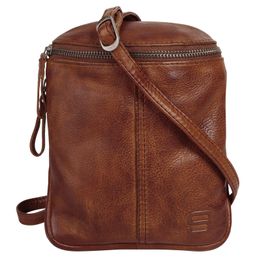 SPIKES & SPARROW Umhängetasche SPIKES & SPARROW, Damen, Gr. B/H/T: 15cm x 20cm x 7cm onesize, braun (cognac), Leder, vintage, Taschen, echt Leder