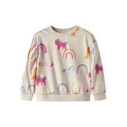 name it Sweatshirt in Creme - 10% | Größe 104 | Kinder-sweatshirts-jacken