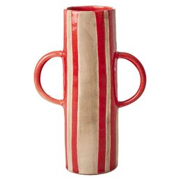 Rice Vase in Beige/ Rot - (H)22 cm - 29% | Kerzen-vasen