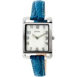 Bertha Quarzuhr "Marisol" in Silber/ Blau/ Weiß - 83% | Damen-uhren