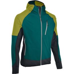 Maul Sport Fleecejacke "Kronplatz" in Petrol/ Oliv/ Schwarz - 54% | Größe 50 | Herren-pullover-sport