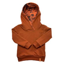 LiVi Hoodie "Rost Wald" in Rotbraun - 35% | Größe 104/110 | Kinder-sweatshirts-jacken