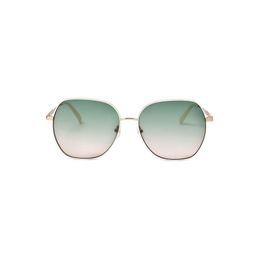 Longchamp Damen-Sonnenbrille in Gold/ Grün - 69% | Größe 60 | Damen-brillen