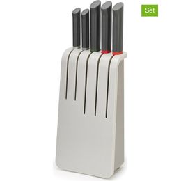 Joseph Joseph JosephJoseph 6tlg. Messerblock-Set in Grau - (H)35,7 cm - 33% | Kuechenhelfer