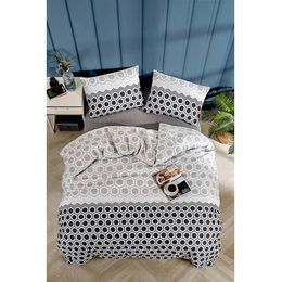 Elizabed Bettwäsche-Set in Weiß - 67% | Größe 155x220 cm | Bettwaesche-bettwaren