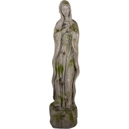 Clayre & Eef Clayre & Eef Dekofigur "Marienbild" in Grau - (H)67 x Ø 15 cm - 45% | Gartendeko