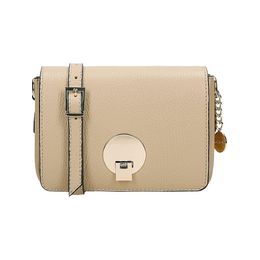 Wojas Leder-Umhängetasche in Beige - (B)18 x (H)13 x (T)6 cm - 32% | Damen-taschen