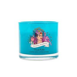 Frida Kahlo Duftkerze "Graceful Moments'' in Türkis/ Lila - 180 g - 26% | Kerzen-vasen